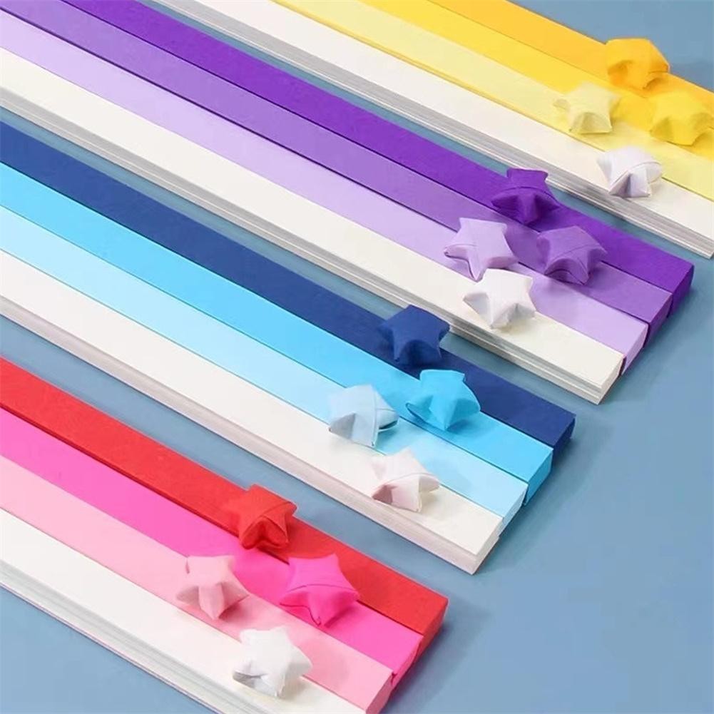 Folding star paper 540 sheets of soft shiny and flashing star origami ...