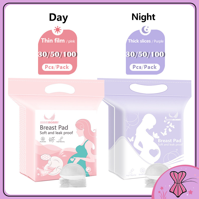 30/50/100pcs Breast Pad Anti-leak Absorption Disposable Maternity Nursing Pads 180ml UB100 ...