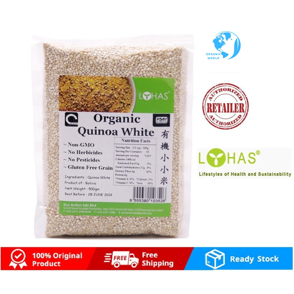 Lohas Organic Quinoa Real (white) (500g) | Shopee Malaysia