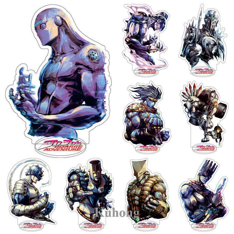 KUHONG Anime JoJo's Bizarre Adventure Acrylic Stand Model Plate Action ...
