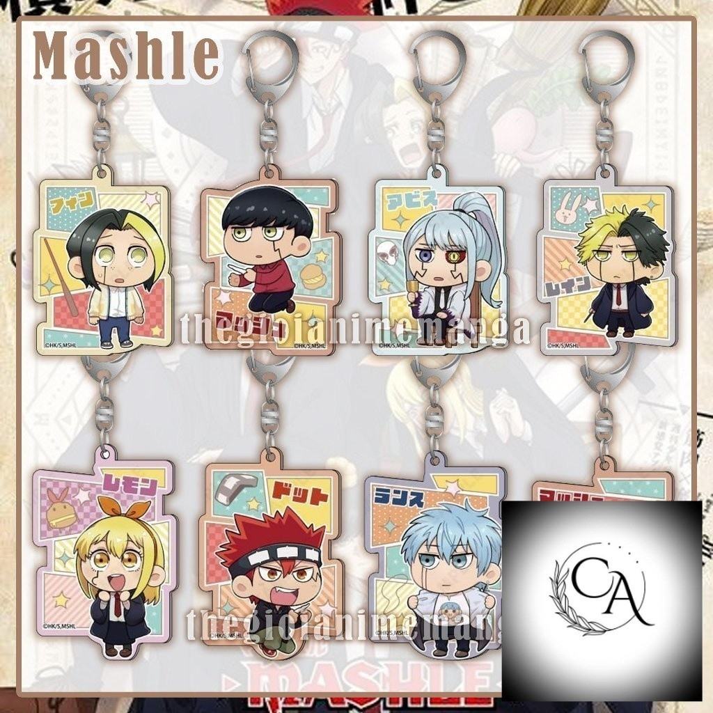 Mashle Muscles And Magic ver chibi anime Keychain in acrylic | Shopee ...
