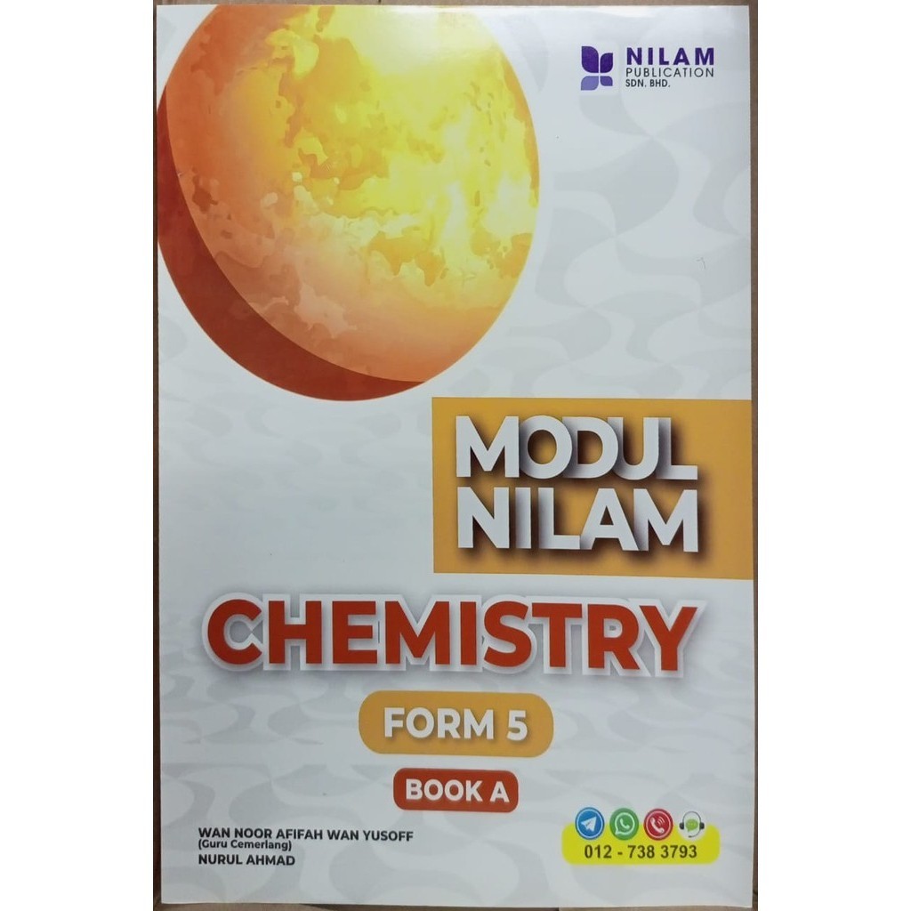 MODUL NILAM CHEMISTRY FORM 5 BOOK A (NILAM PUBLICATION) 2024 | Shopee ...