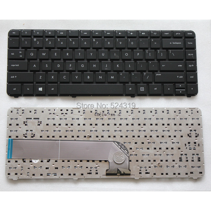 Laptop Keyboard for HP DV4-5000 DV4T-5100 US Layout Black | Shopee Malaysia