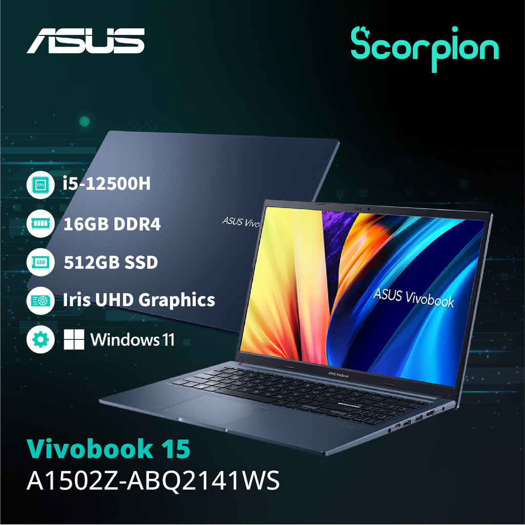Asus Vivobook 15 A1502Z-ABQ2141WS Laptop（Aeon Credit Services-36 ...