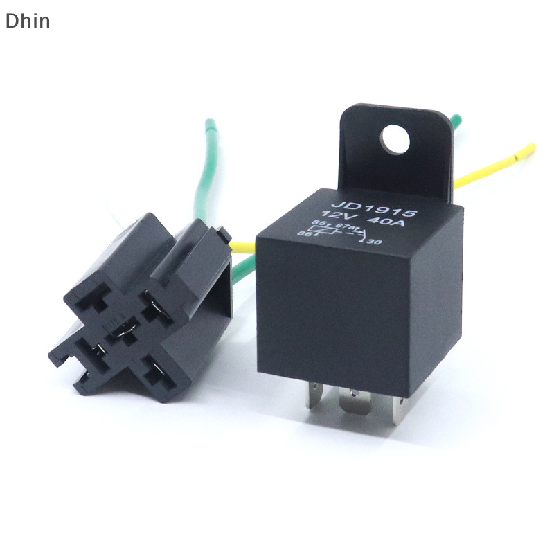 [Dhin] 12V DC 4 Pin Car Automotive Fused Relay 40A Normally Open Relais ...