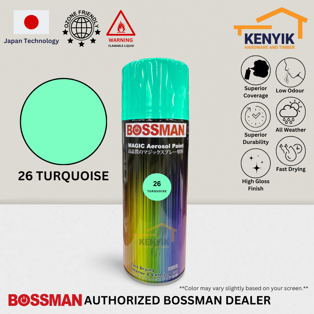 BOSSMAN 400mL Magic Aerosol Spray Paint Automotive Quality / Spray ...