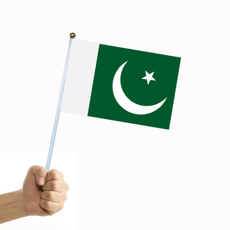 Pakistan Hand Waving Flag Multiple Size Fabric Waterproof Flags Olympic ...