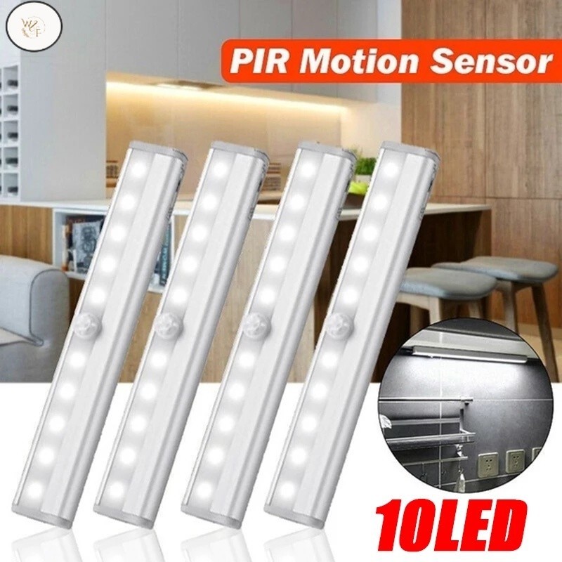 WF 10 LED Portable Human Body Induction Lamp Motion Sensor Battery ...