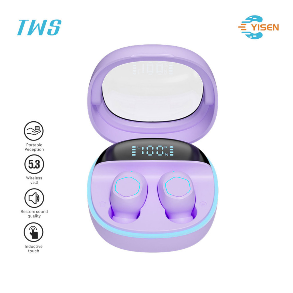 Yisen M41 Bluetooth Earphone TWS Bluetooth 5.3 Stereo Clearn Sound ...