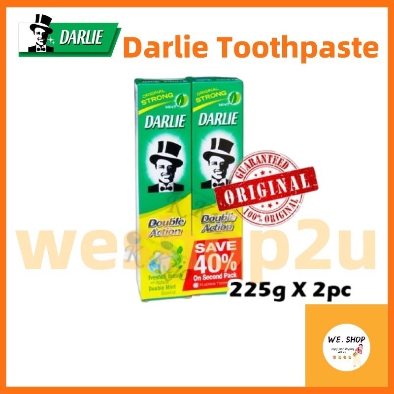 (NEW &LIVE) Darlie Toothpaste Value Pack 2in1 ( 225g X 2pcs ) 100% ...