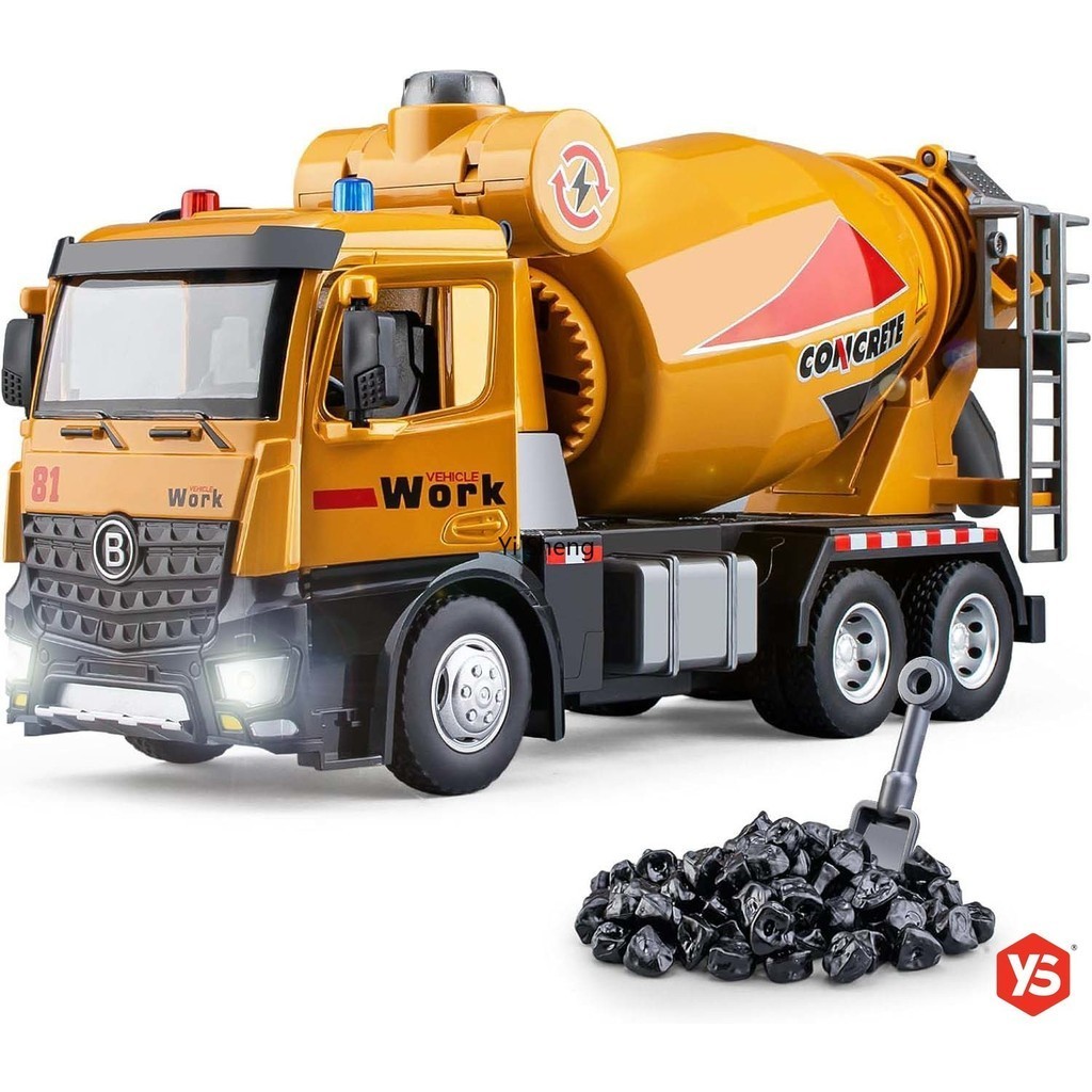 Cement Mixer Construction Toys Metal DieCast Cement Mixer Truck Model ...