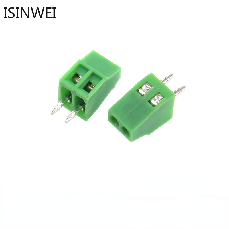 10pcs KF128 2.54mm PCB Screw Terminal Block Connector 2P 3P 4P 5P Terminals 150V 6A | Shopee ...