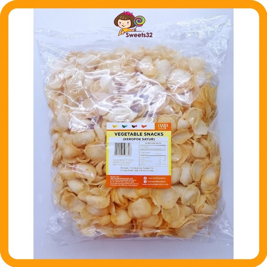 700gm CWP Vegetable Snack Vege Cracker 菜饼 Keropok Sayur Kerepek Sayur ...