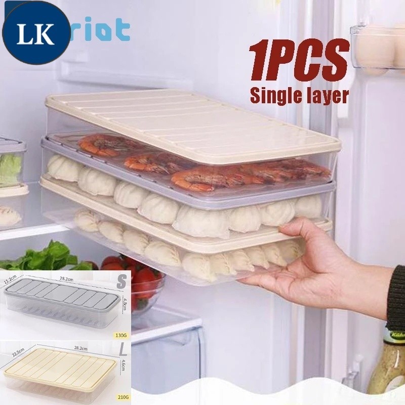 LK Refrigerator Food Fresh-keeping Box / Egg Dumpling Organizer Box ...