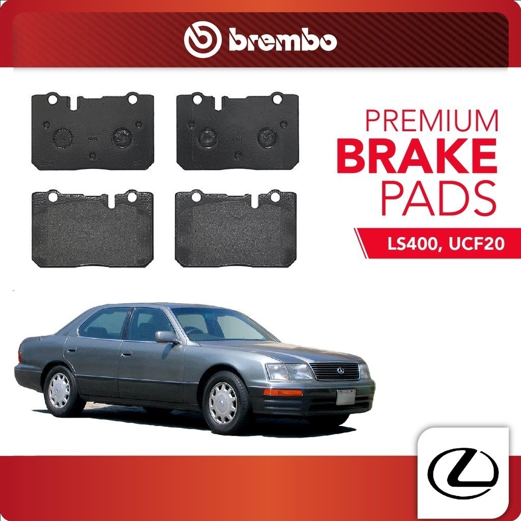 BREMBO Front Brake Pads (1 set) For Lexus LS400 UCF20 | Shopee Malaysia