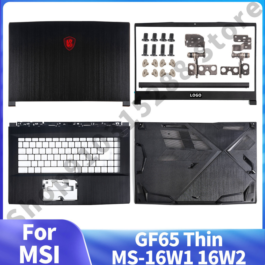 New Case For MSI GF65 Thin MS-16W1 16W2 LCD Back Cover/Front Bezel ...