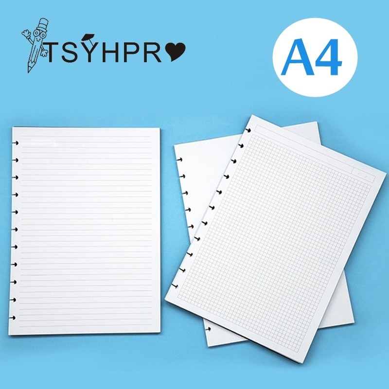ITSYHPRO A4 Paper Loose Leaf Refill Sheets for Planner Notebook DIY ...