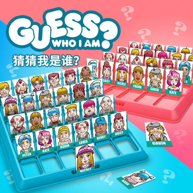 【WHO IS IT??】Funny Family Guessing Games Board Game For Kids And ...