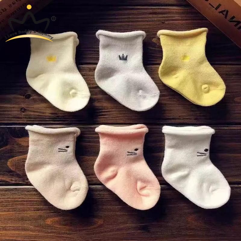 3Pairs/Set Baby Socks Spring Summer Mesh Breathable Short Socks for Boy ...