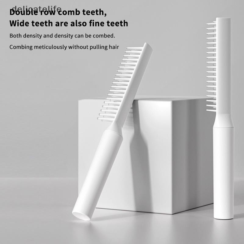delicatelife Double Row Large Toothed Comb Wide Toothed Comb Curved ...