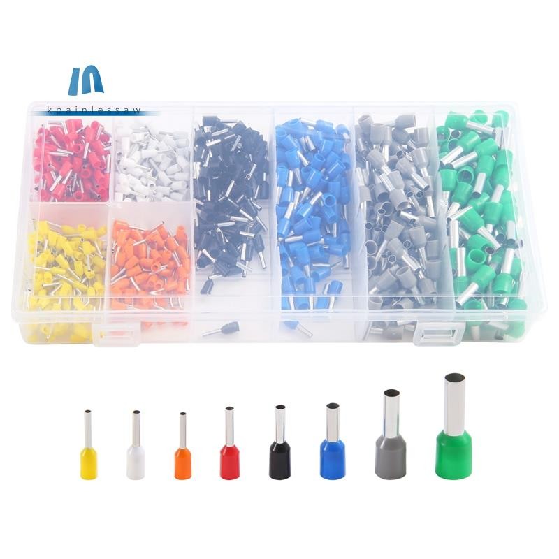 800 PCS Ferrules kit, Wire Ferrules Crimp Connector, Insulated Cord Pin ...