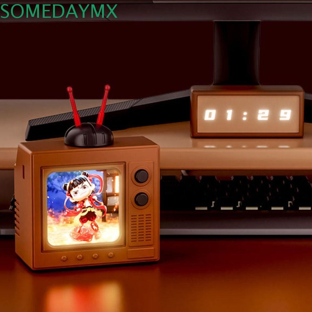 SOMEDAYMX Nezha2 Mini TV Keychain, TV Style Cartoon Show Keychain ...