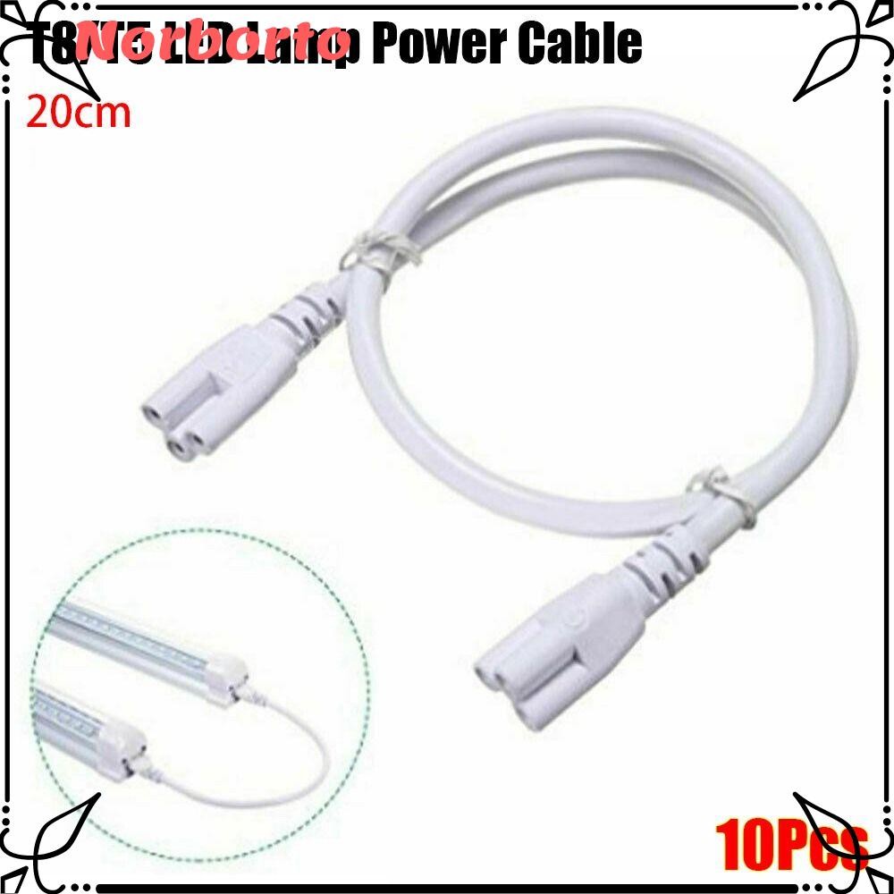 NORBORTO 10Pcs 3Pin Cable Wire, Pure Copper Flexiable T8 / T5 Cable ...
