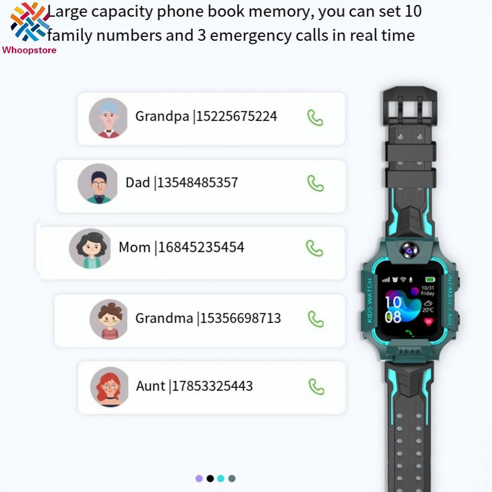 WHOOPS~Smartwatch for Kids with Camera SOS Call Function and Real Time ...