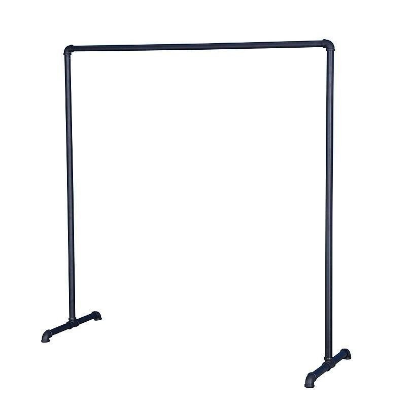 Galvanized Pipe Clothing Rack Stall Floor-drying Quilt Rack Hanging ...