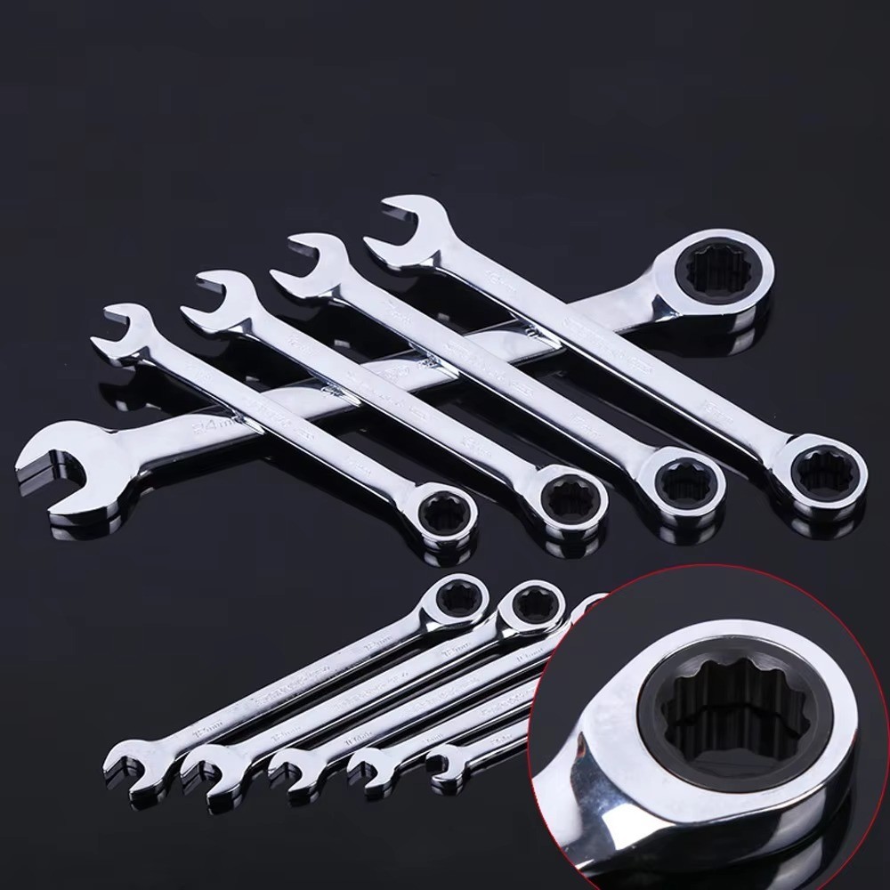 Buyerpick Dual Purpose Ratchet Spanner Wrench Quick Socket Nut ...