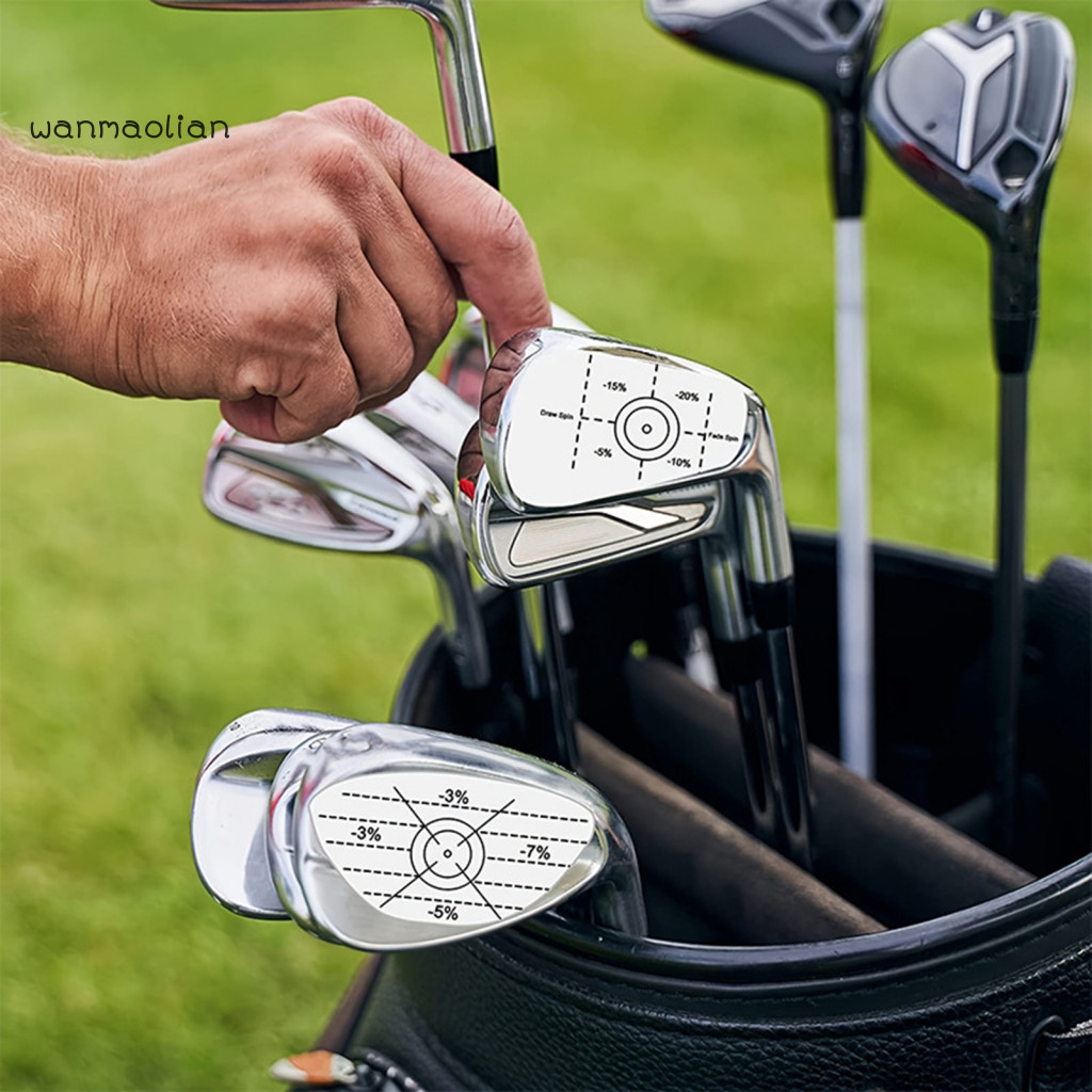 Removable Adhesive Golf Stickers Golf Club Impact Labels Improve Your ...