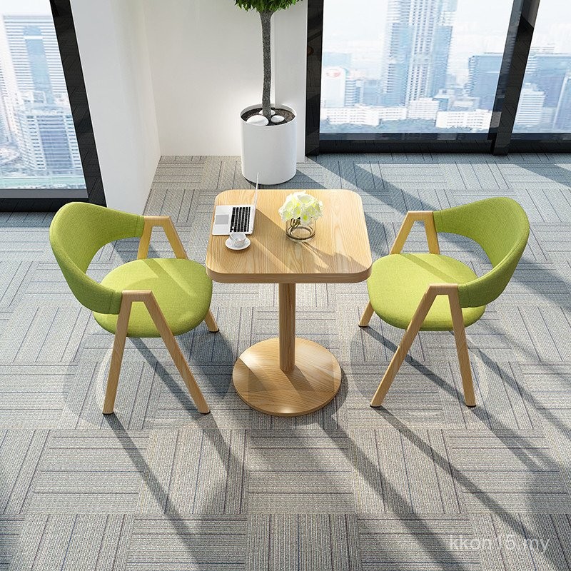 Nordic Simple Casual Small Square Table Negotiation Table Chair ...