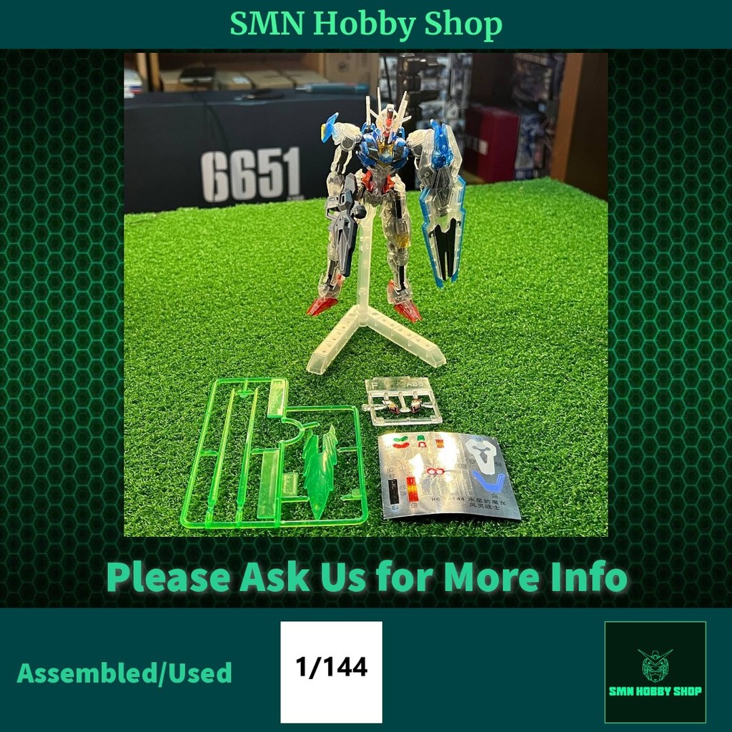 Assembled HG 1/144 Aerial Clear Color Toys Plastic Model Kit [Mecha ...