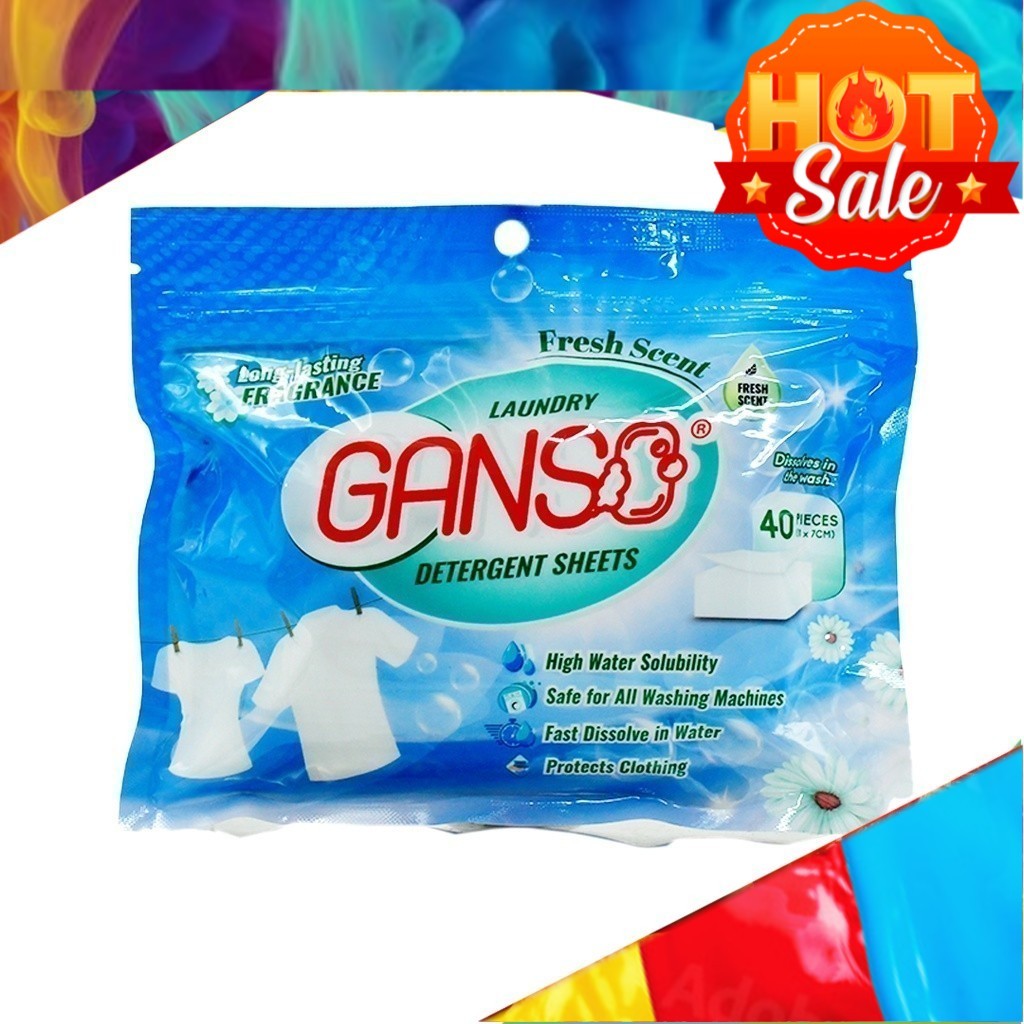 (40sheets/pack) Sabun Basuh Baju, Sabun Basuh Baju Pek Kecil, Sabun ...