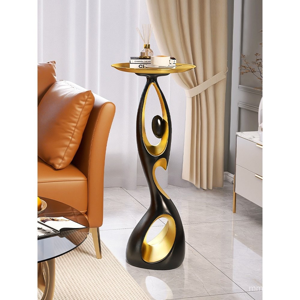 Light Luxury Side Table Small Coffee Table Simple Modern Corner Table Creative Living Room Sofa ...