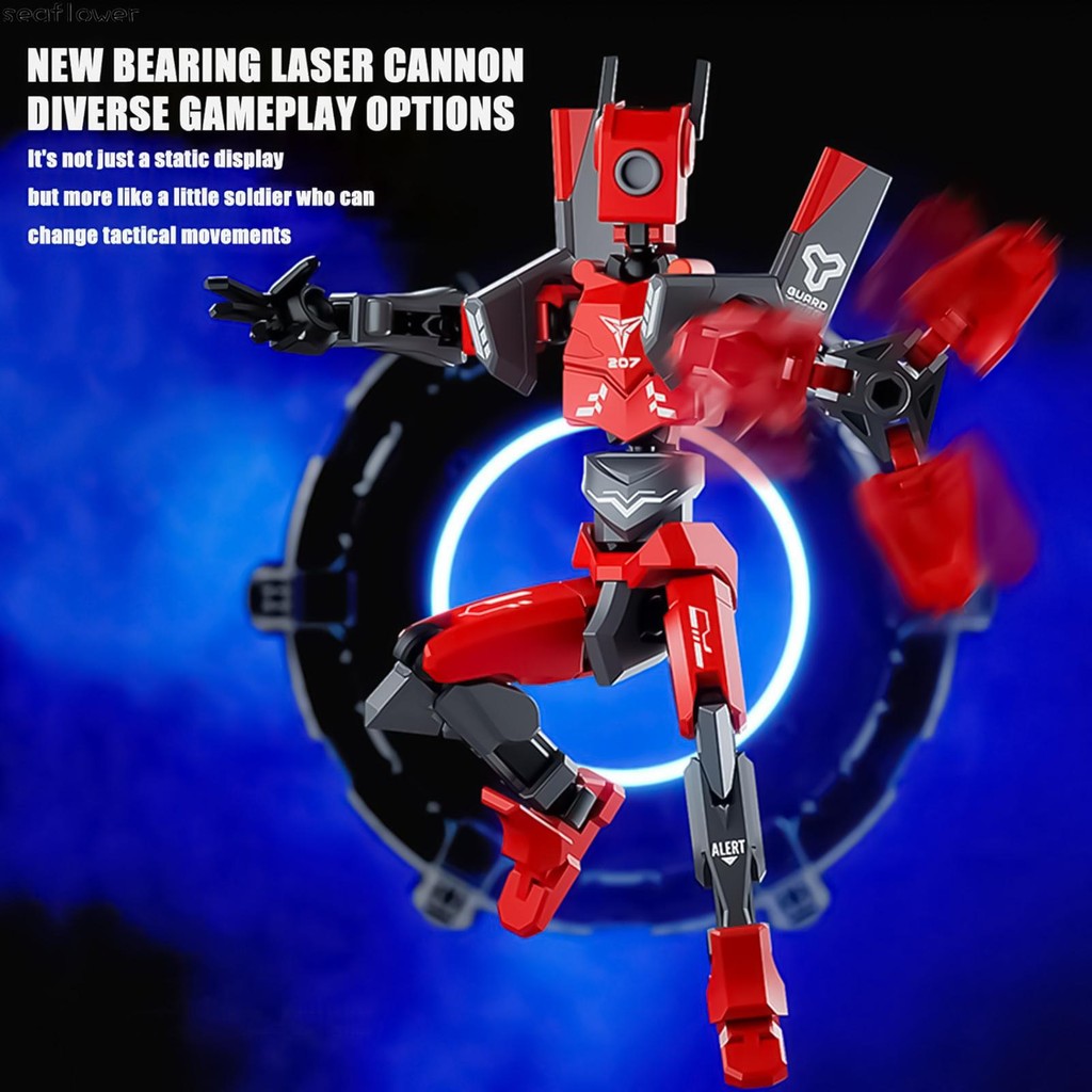 Assembly Completed Action Figure Toy Cool Warrior Robot Model Stress ...