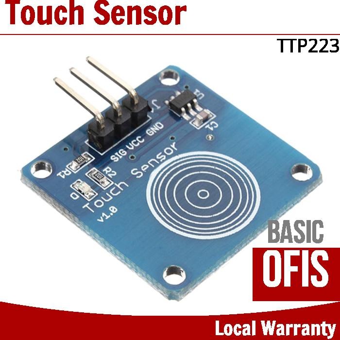 Single Touch Capacitive Sensor Module TTP223 for Arduino Robotic | Shopee Malaysia