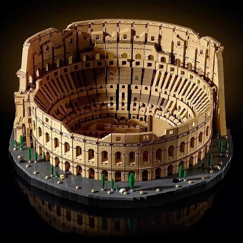 Roman Fighting Beast Field Compatible Lego Building Blocks City Street ...