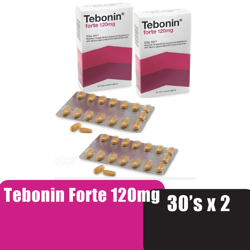 Tebonin Forte 120mg 30's X 2 (Value Pack) | Shopee Malaysia