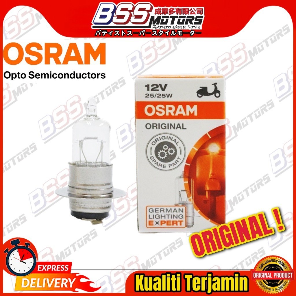 ORIGINAL Motorcycle Light Bulb Osram Halogen 12V 25/25W LC135 V1 V2 EX5 ...