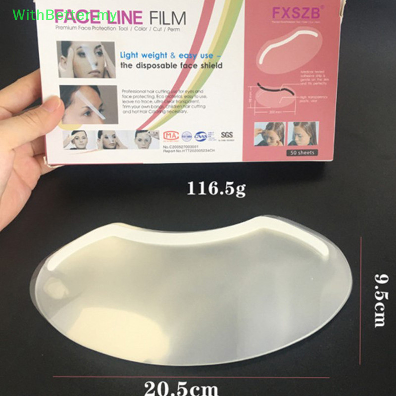 WithBetter 50pcs Hairdressing Eye Mask Transparent Eye Shield Kit Dye ...