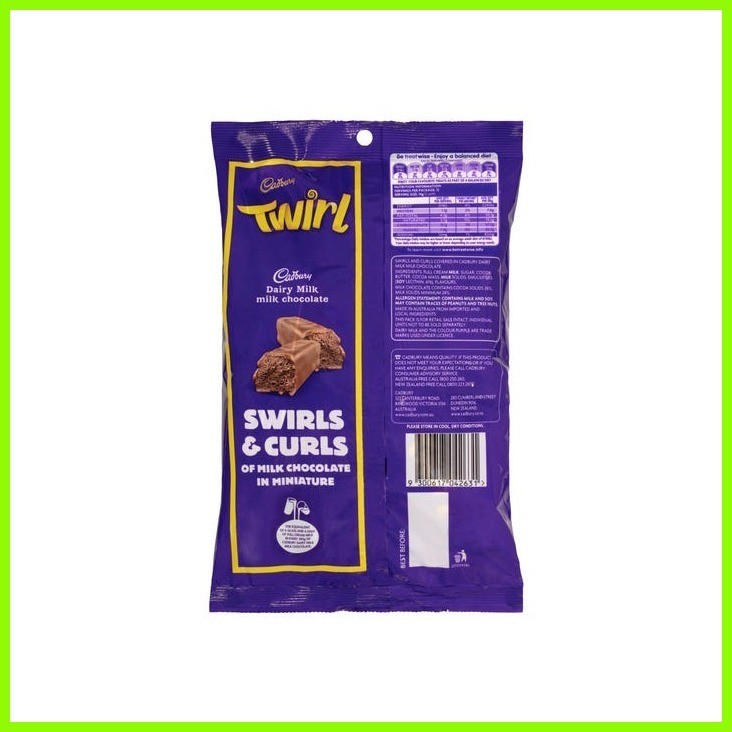 Cadbury Dairy Milk Chocolate Twirl 168g | Shopee Malaysia Cadbury Dairy Milk Chocolate Twirl 168g | Shopee Malaysia