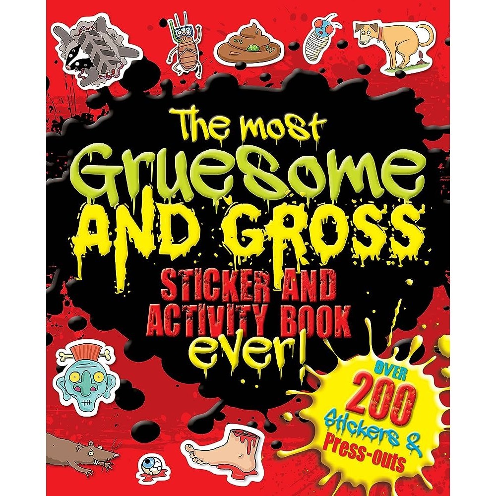 [BnB] The Most Gruesome and Gross Sticker and Activity Book Ever! (Used ...