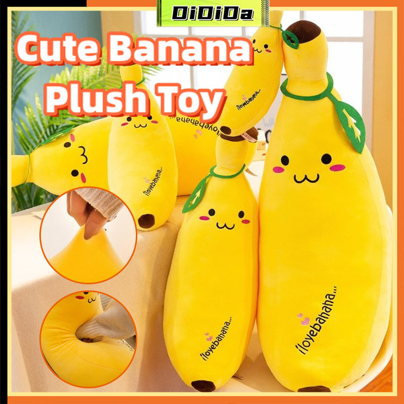 35/50/70CM Cartoon Lovely Cotton Banana Plush Stuffed Toy Banana Pillow ...