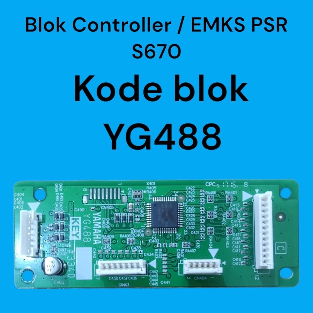 Original Yamaha EMKS PSR S670 PSR SX600 Keyboard Controller Block ...