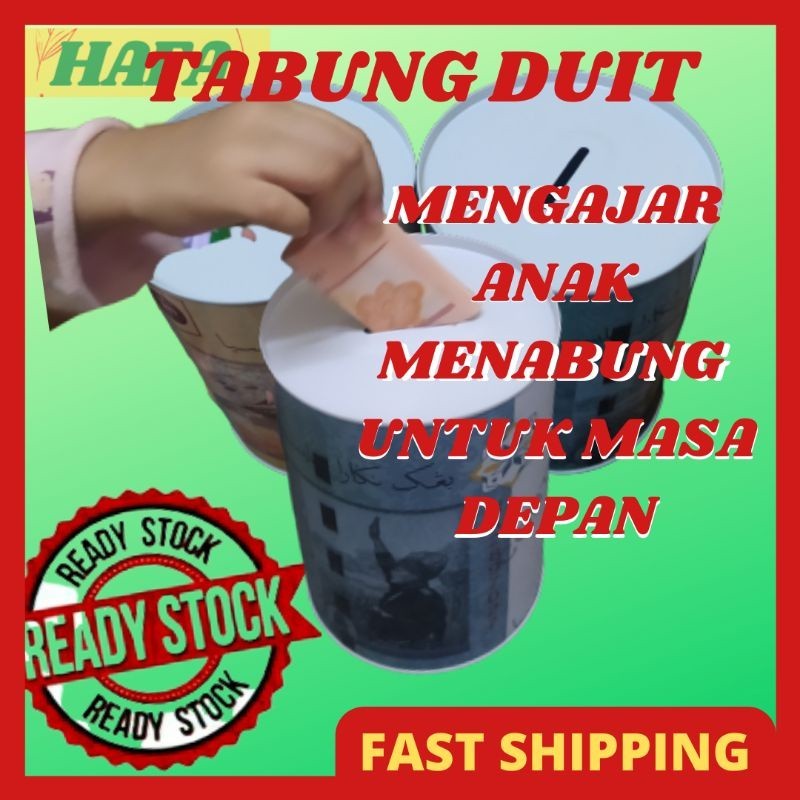 DIY Tabung Uang/Duit Money Bank uang kertas Dan shilling | Shopee Malaysia