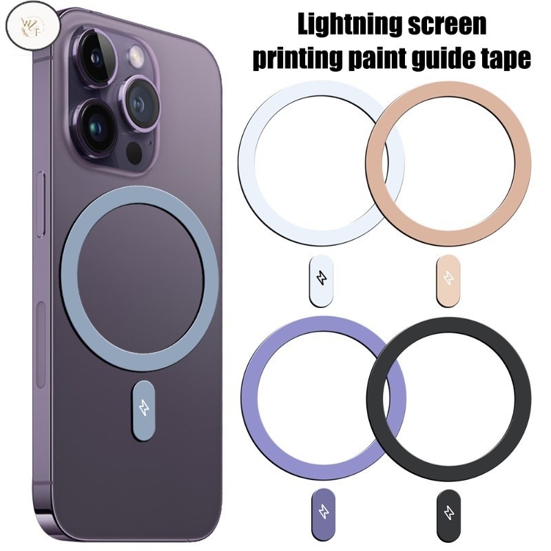 WF 3Pcs Ultra-thin Simple Magnetic Rings Lightweight Lightning Silk ...