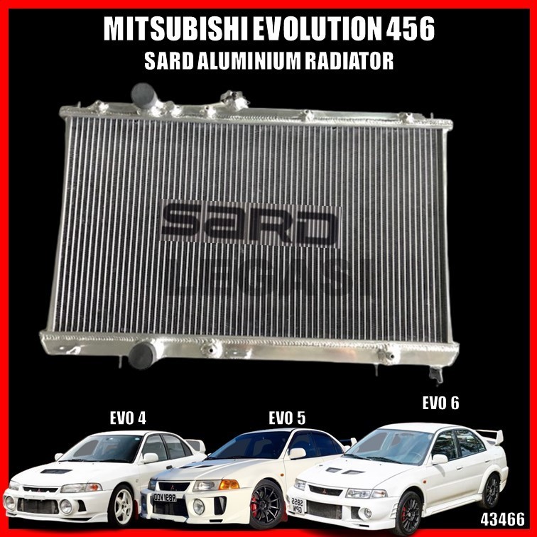 Mitsubishi Evolution Evo 456 SARD Aluminium Radiator | Shopee Malaysia