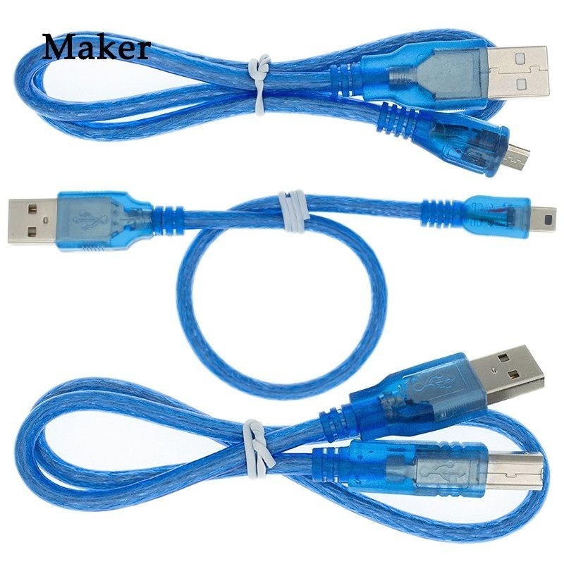 30cm USB Cable for Uno R3 Nano/MEGA Leonardo/Pro Micro/DUE Blue A Type ...