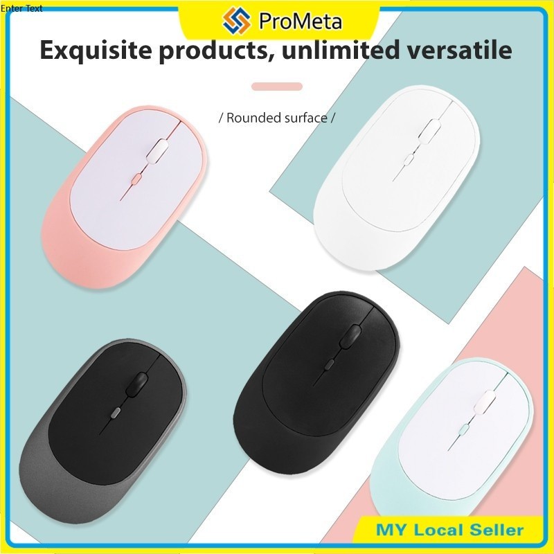 Tetikus Rechargeable Computer Tablet Laptop Mouse Dual Mode Bluetooth 2 ...